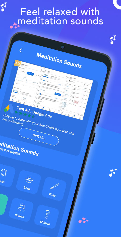 2 In 1 Mindfulness Vibez Relaxing Sounds Android App Admob Ads By Androidmarket